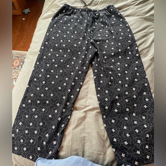 Vintage | Pants & Jumpsuits | Vintage Patterned Flowy Pants | Poshmark